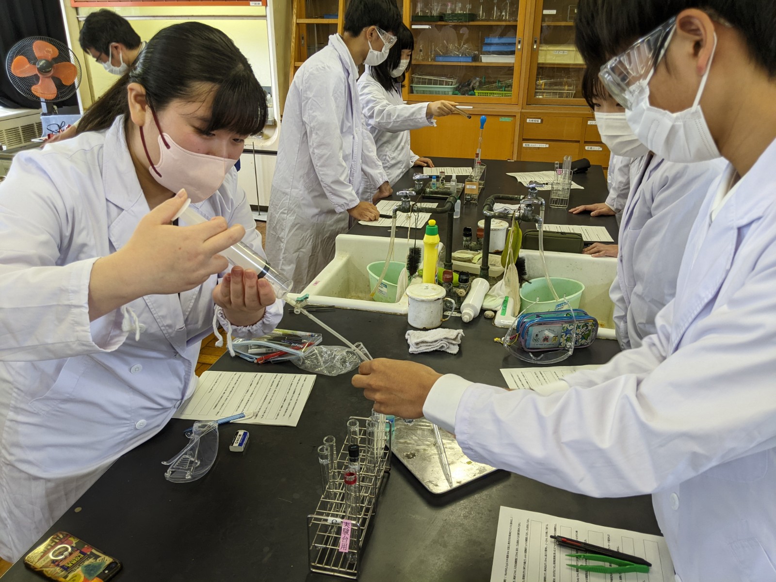 SSマテリアル理論の授業の様子です。 ｜ 東京都立富士高等学校・附属中学校 | 東京都立学校